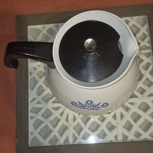 Corningware | Dining | Corningware Cornflower Print Tea Pot 3c Enamal ...